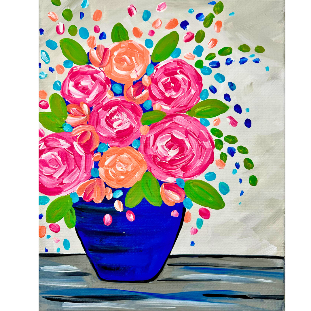 Tue March 12th @ 11am - Spring Flowers Paint Class - McCullers ...